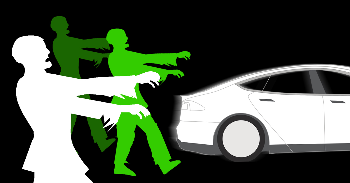 How to Survive the Zombie Apocalypse in Your Tesla Model S | Plugless Power